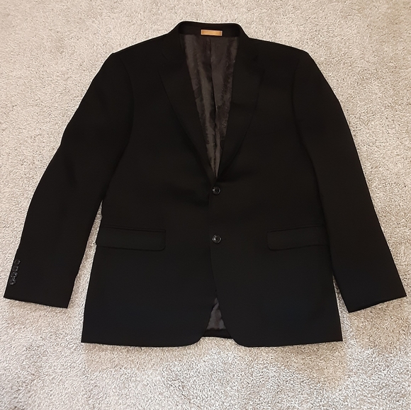 Adolfo | Suits & Blazers | Adolfo Gold Label 0 Cashmere Black Suit Coat ...